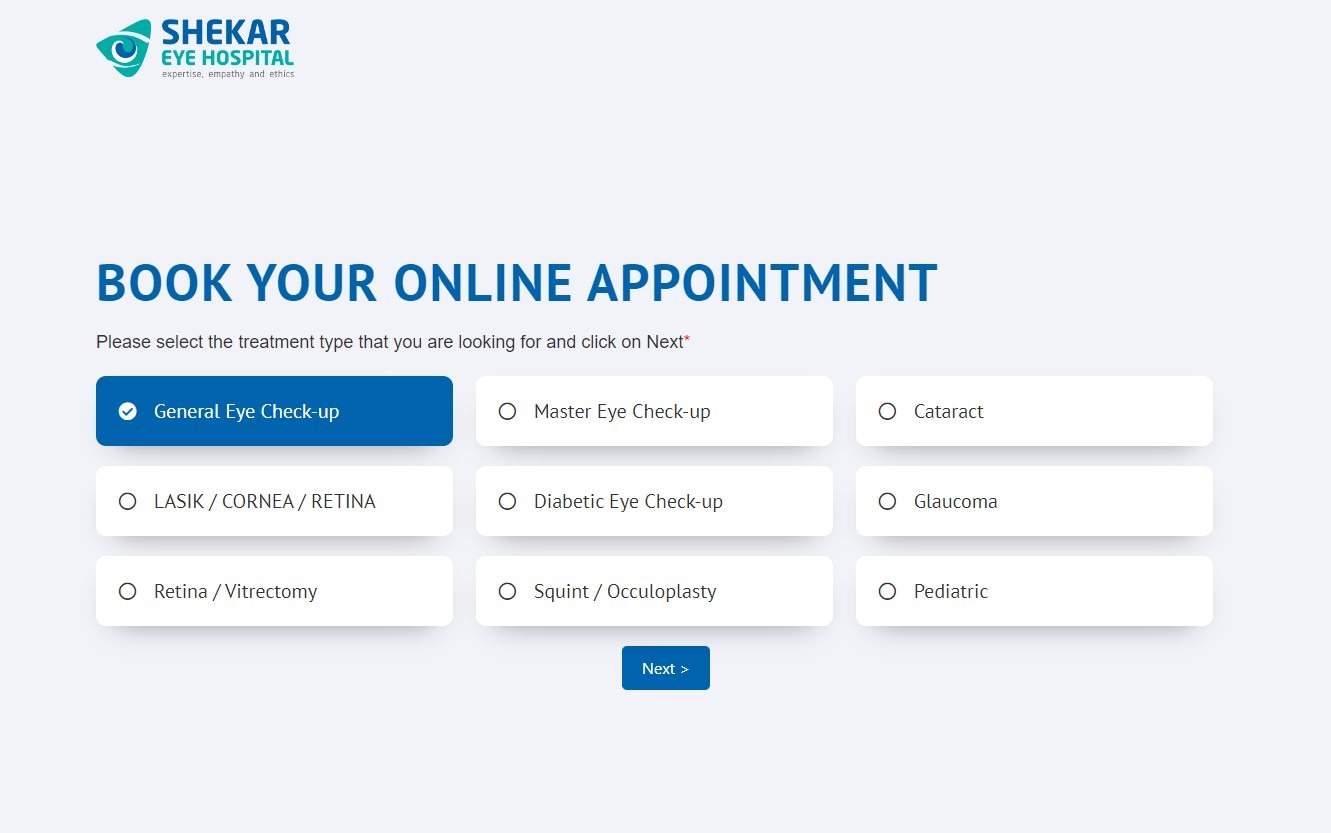 How to Book Online Appointment? | Shekar Eye Hospital